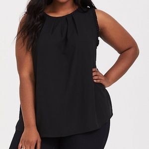 torrid Tops | 3x Plus Size Double Layer Chiffon Tank | Poshmark